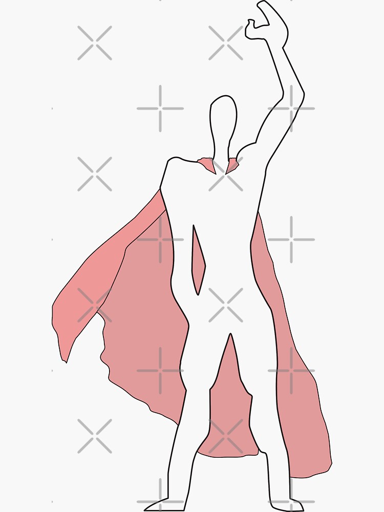"Modulor Man" Sticker for Sale by Garethtoolan | Redbubble