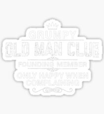 Grumpy Old Man Cartoon Stickers | Redbubble