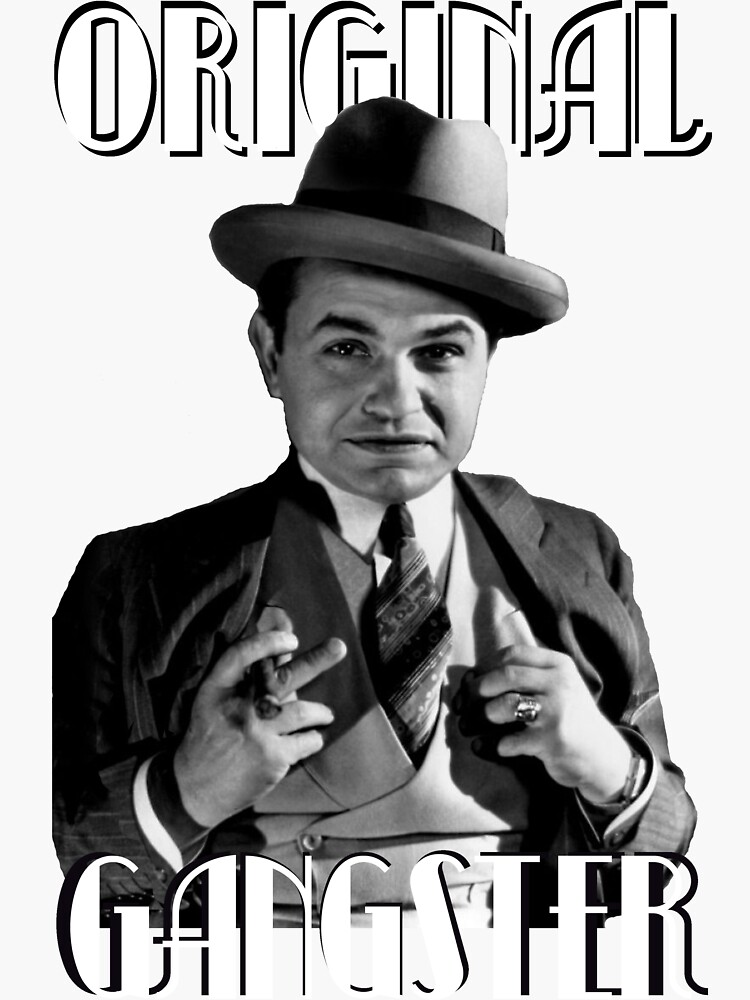 "classic original gangster" Sticker for Sale by RetrozLondon | Redbubble