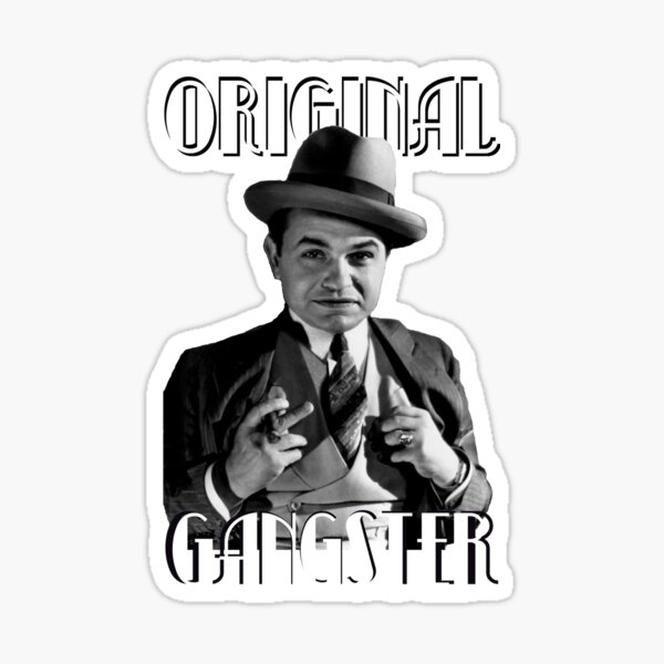 "classic original gangster" Sticker for Sale by RetrozLondon | Redbubble