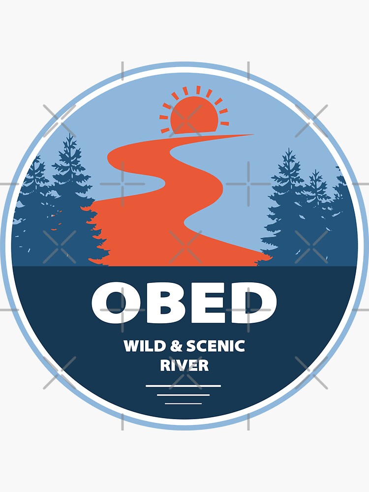 " Obed Wild And Scenic River" Sticker for Sale by esskay | Redbubble