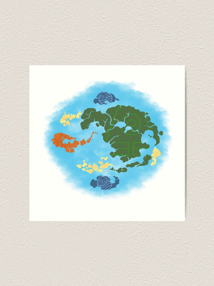"Avatar World Map" Art Print for Sale by copiouscollects | Redbubble