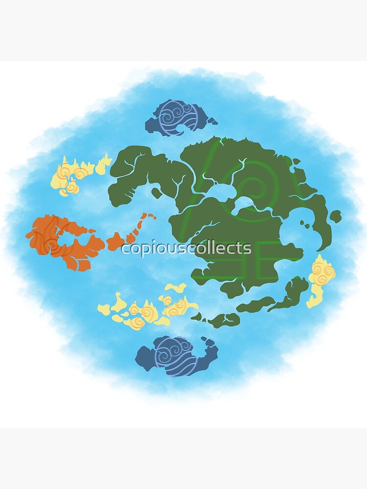 "Avatar World Map" Poster for Sale by copiouscollects | Redbubble