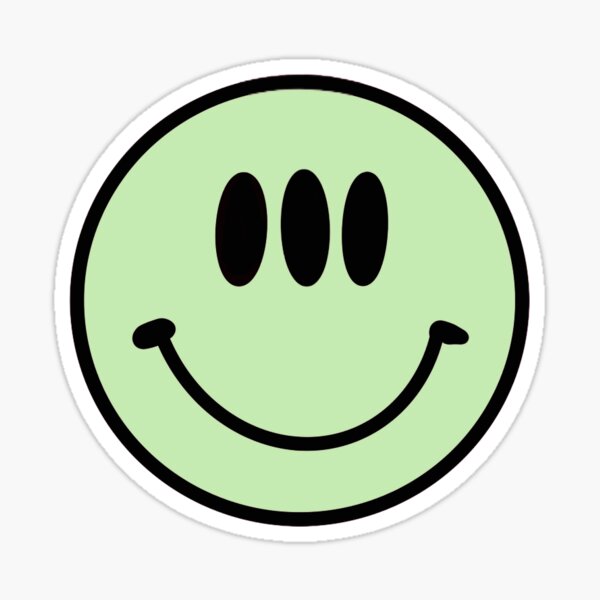 "Glossier Smiley" Sticker for Sale by lildesignss | Redbubble