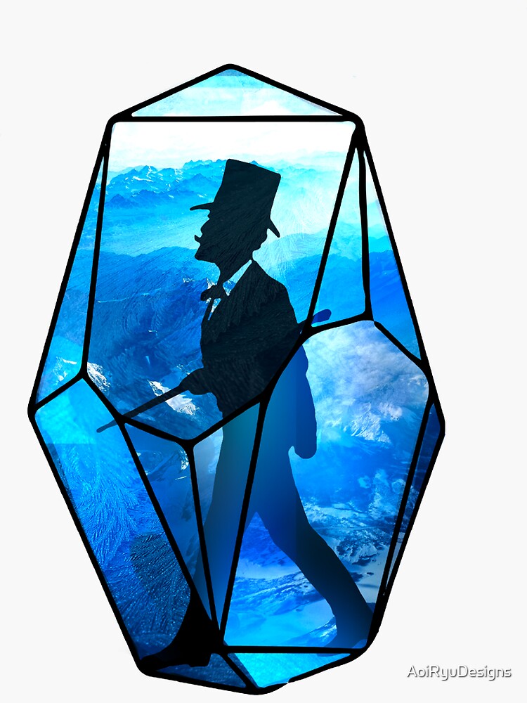 "Adventure Crystals - 3 : the alpinist " Sticker for Sale by ...