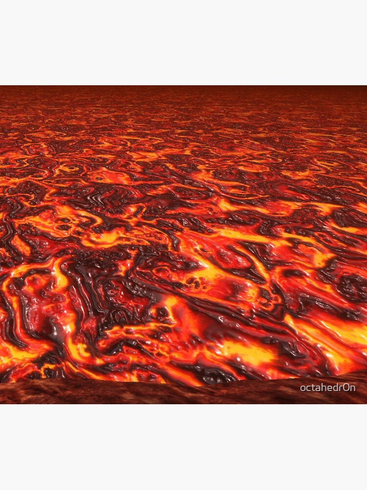 "Lava" Sticker for Sale by octahedr0n | Redbubble