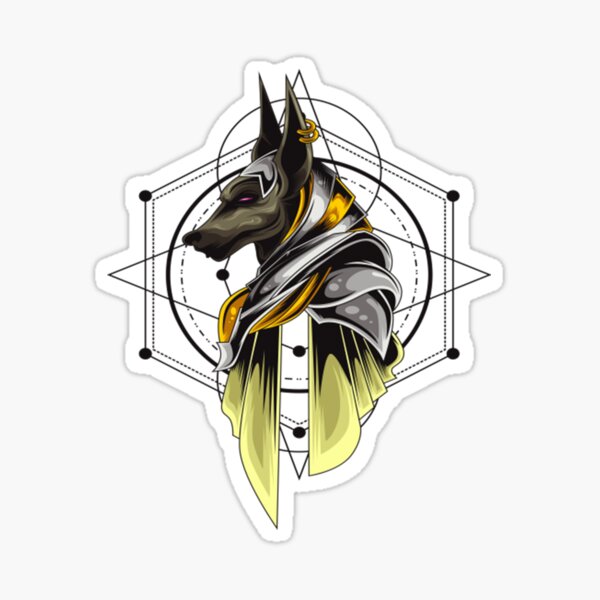 "Anubis" Sticker for Sale by foolstemper | Redbubble