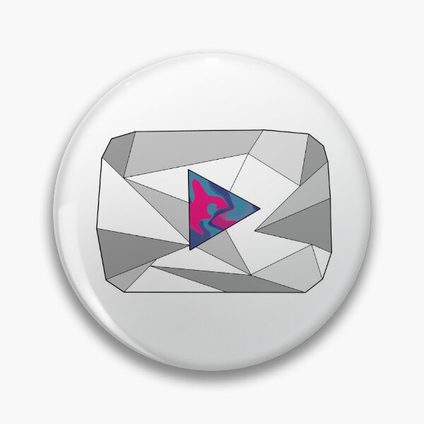 "10 Million YouTube play button" Pin for Sale by BlkBeardDesigns ...