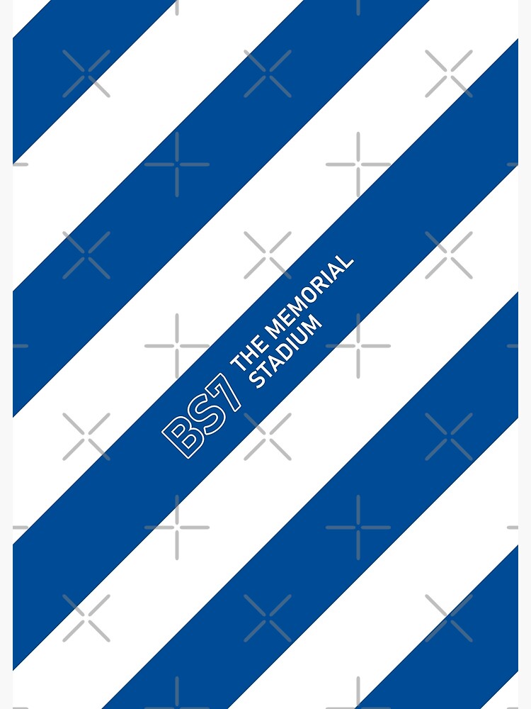 "BRFC - Memorial Stadium Footy Stripes" Poster for Sale by footystripes ...
