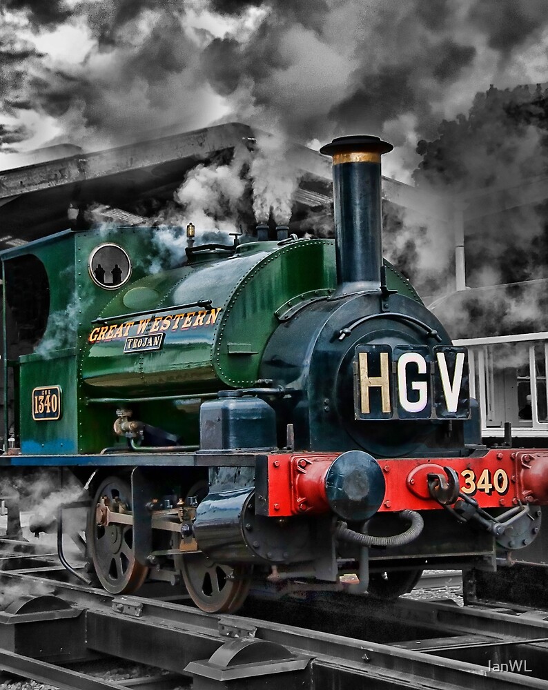 "GWR Saddle Tank "Trojan"" by IanWL | Redbubble
