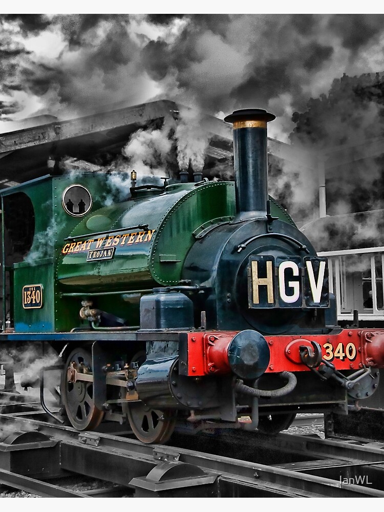 "GWR Saddle Tank "Trojan"" Poster for Sale by IanWL | Redbubble