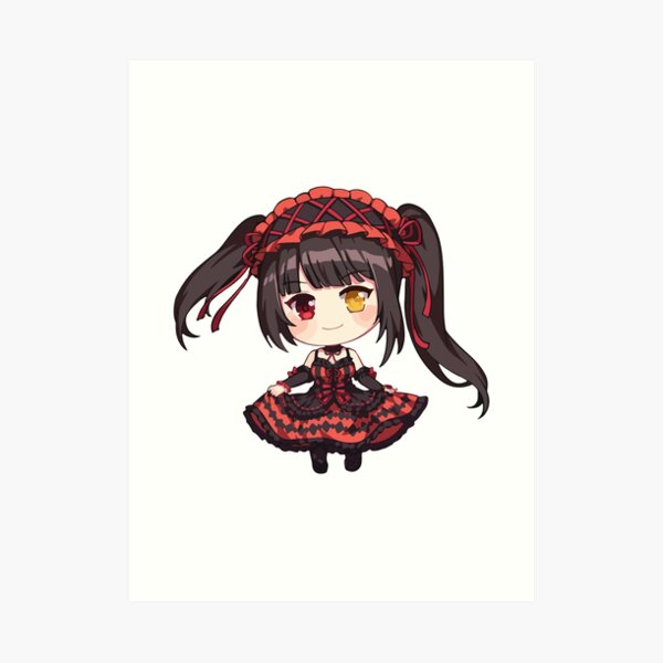 "Kurumi Tokisaki Chibi" Art Print for Sale by Nerd189 | Redbubble