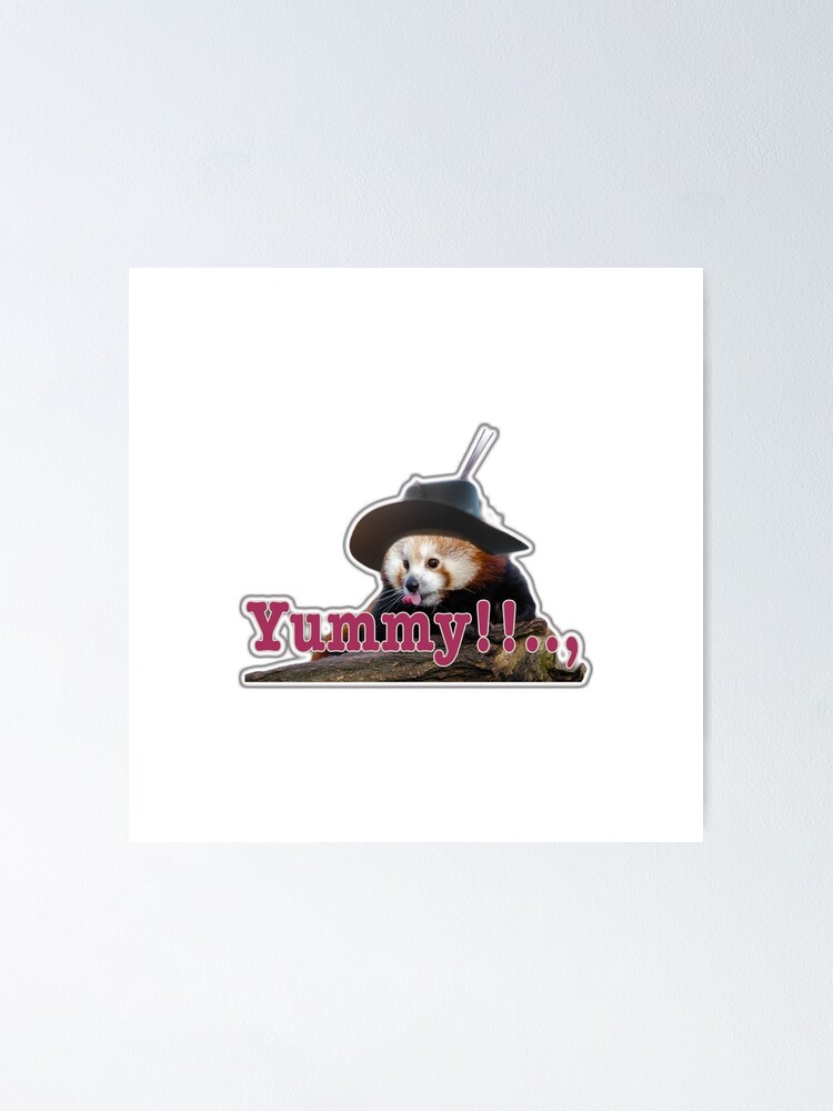 "Panda Yummy" Poster for Sale by AntonLeePb73 | Redbubble