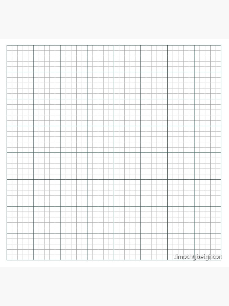 "Graph Paper." Canvas Print for Sale by timothybeighton | Redbubble