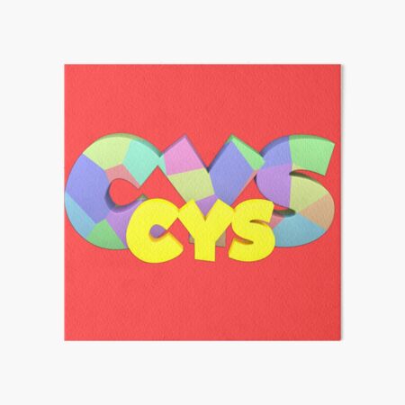 "CYS Check Your Settings Acronyms design" Art Board Print by roleshop ...
