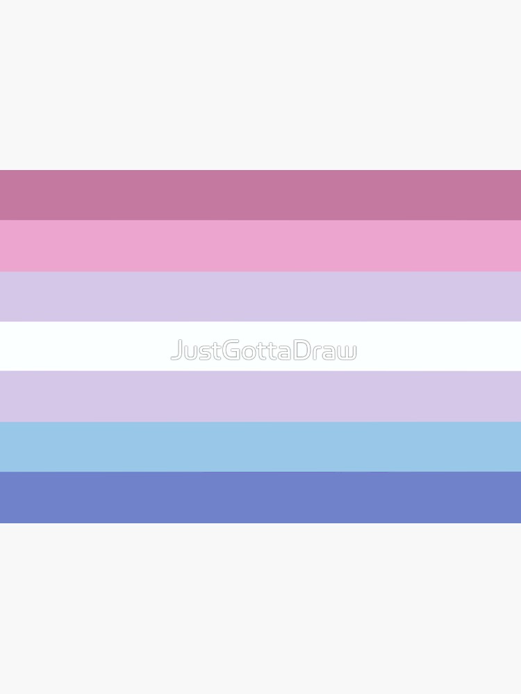 "Bigender Pride Flag" Sticker for Sale by JustGottaDraw | Redbubble
