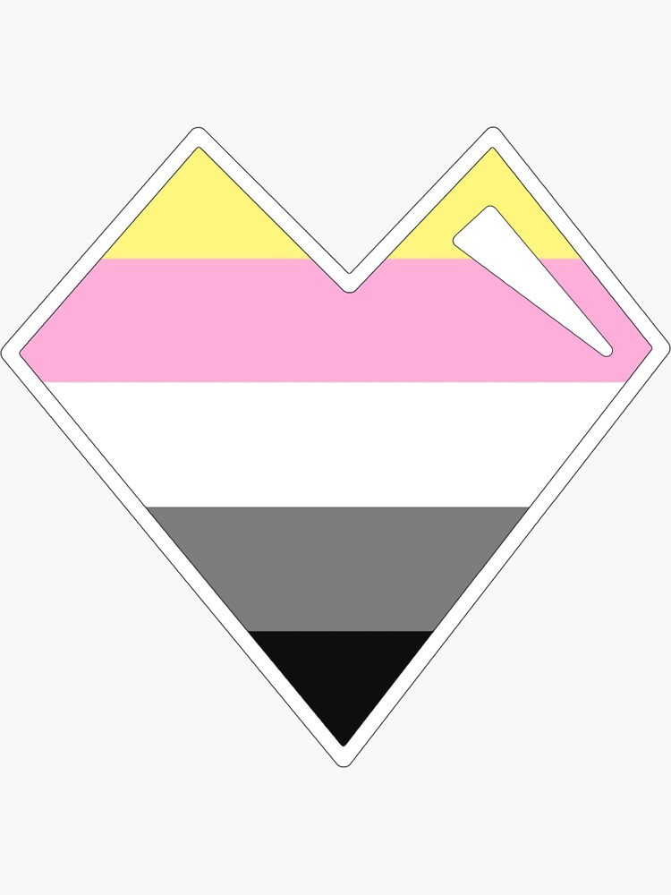 "Queerplatonic Pride Heart" Sticker for Sale by moonboi-designs | Redbubble