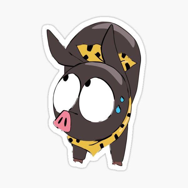 "P-chan Ryoga Pig - Ranma 1/2" Sticker for Sale by otakurastyle | Redbubble