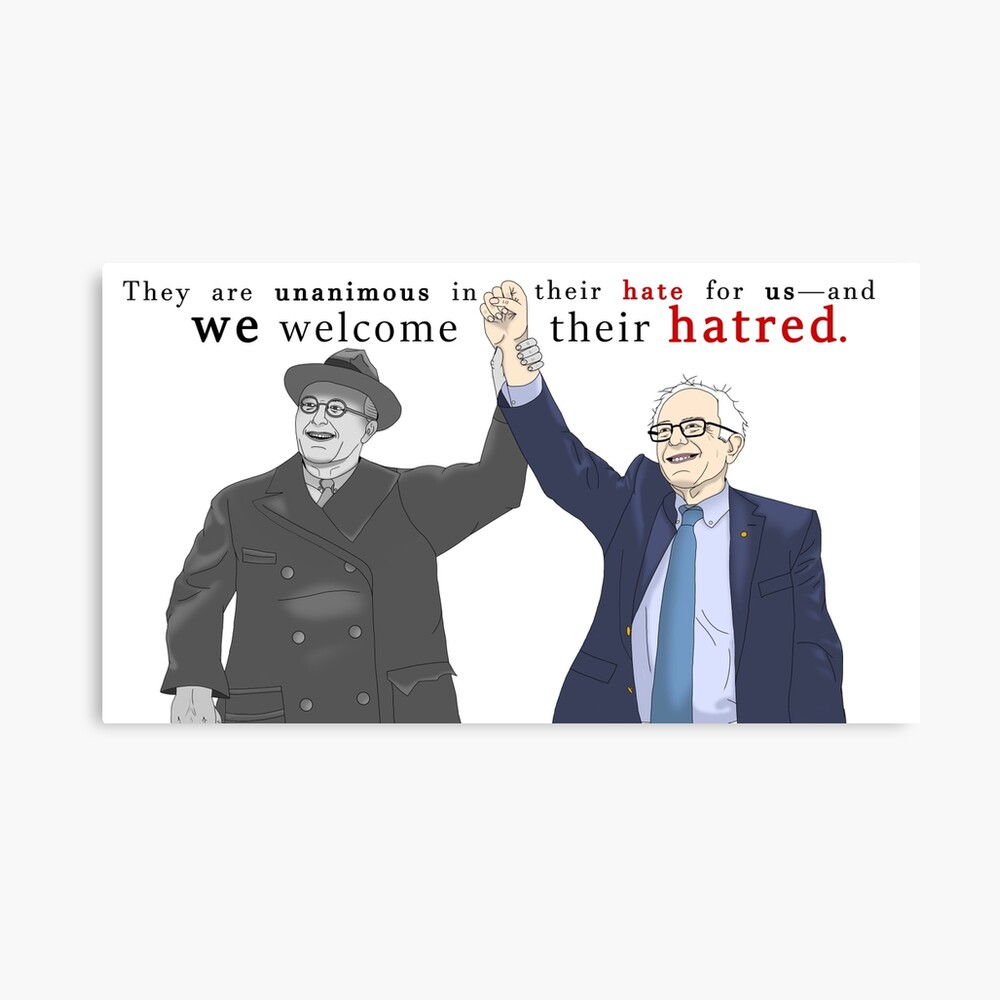 ""We welcome their hatred." | Short Quote | Franklin D. Roosevelt ...