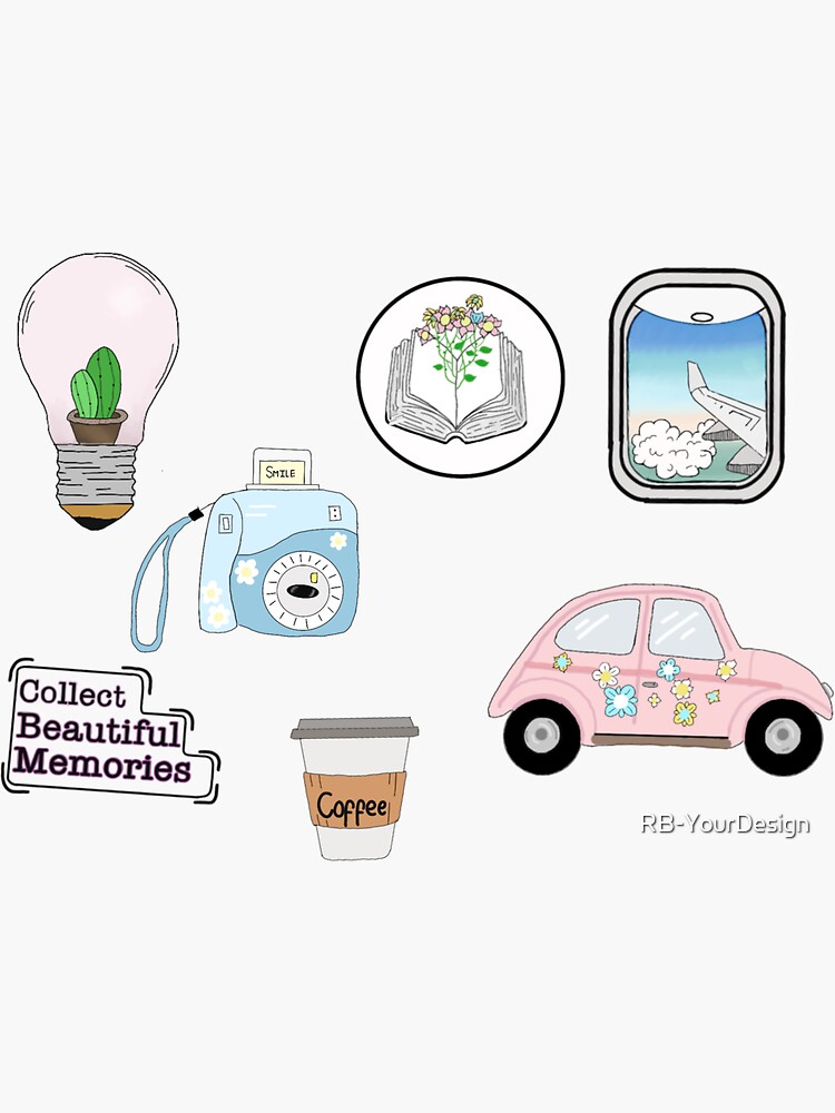"Cute pastel sticker pack!" Sticker for Sale by RB-YourDesign | Redbubble