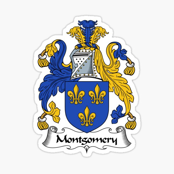 "Montgomery Coat of Arms / Montgomery Family Crest" Sticker by ...