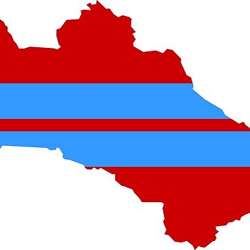 "Flag Map of Turkmen SSR, 1953-1992 " Sticker for Sale by abbeyz71 ...