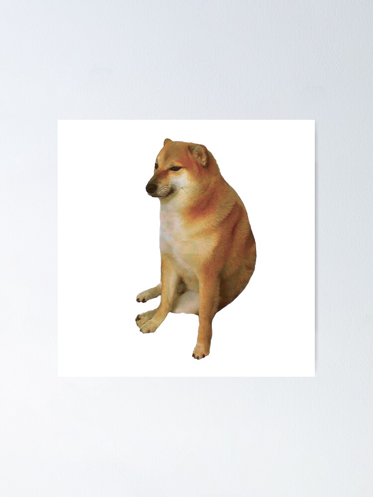 "Cheems" Poster by peterkalab | Redbubble