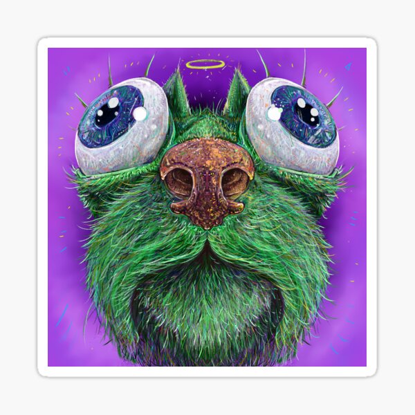 "Scared Doggo" Sticker for Sale by ART-BY-JAKUP | Redbubble