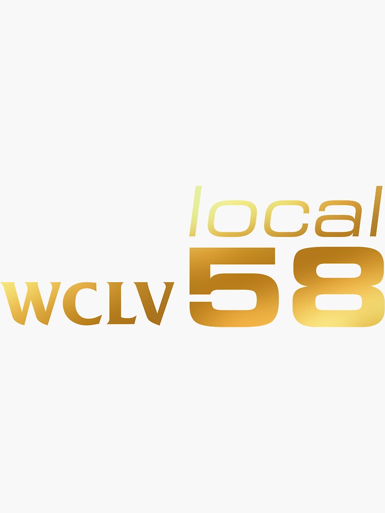 "WCLV Local 58 Logo" Sticker by Luxing | Redbubble