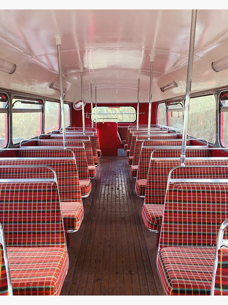 "Vintage Routemaster Interior" Sticker by trannyminogue | Redbubble