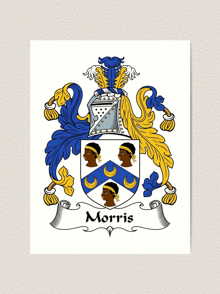 "Morris Coat of Arms / Morris Family Crest" Art Print for Sale by ...