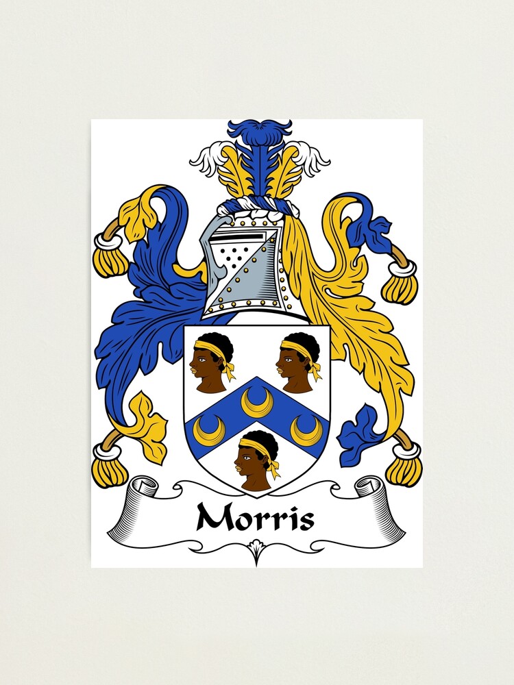 "Morris Coat of Arms / Morris Family Crest" Photographic Print by ...