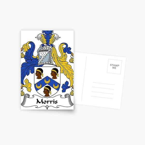 "Morris Coat of Arms / Morris Family Crest" Postcard by ScotlandForever ...
