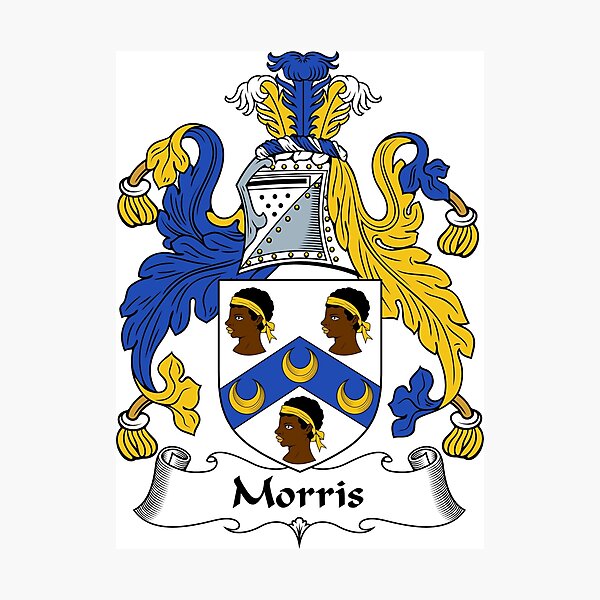 "Morris Coat of Arms / Morris Family Crest" Photographic Print by ...