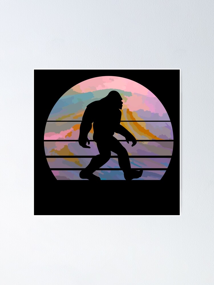 "Aesthetic Pastel Bigfoot" Poster by GranPasso | Redbubble
