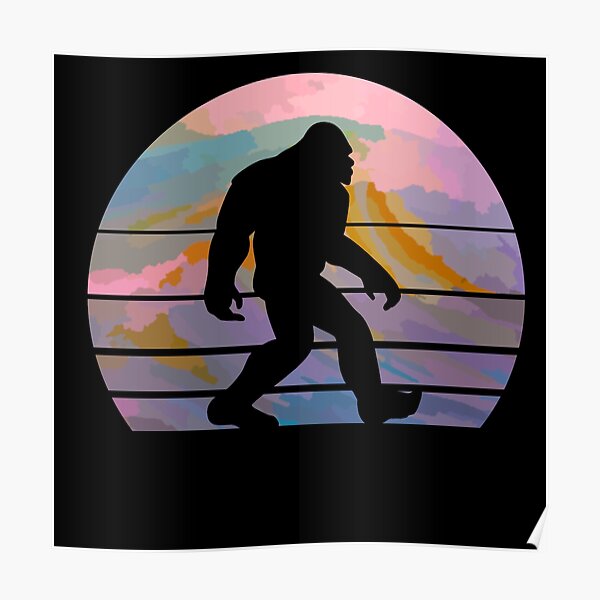 "Aesthetic Pastel Bigfoot" Poster by GranPasso | Redbubble