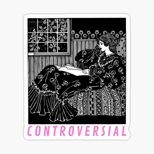 "Controversial Woman " Sticker for Sale by twinbrainlabel | Redbubble