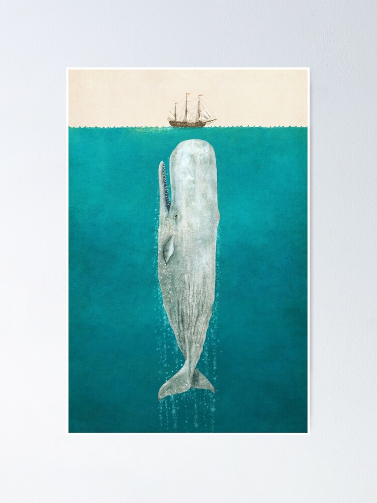 "The Whale - Full Length - colour option" Poster for Sale by TerryFan ...
