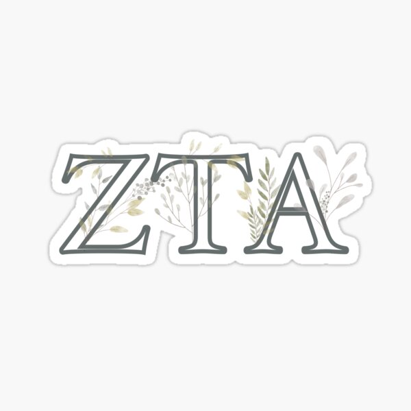 "Copy of ZTA design" Sticker by Dsilverart | Redbubble