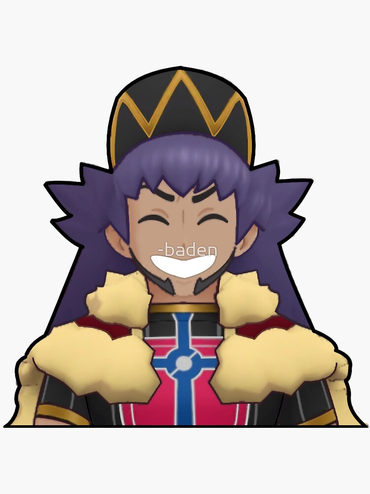 "leon smiling. send tweet." Sticker for Sale by -baden | Redbubble