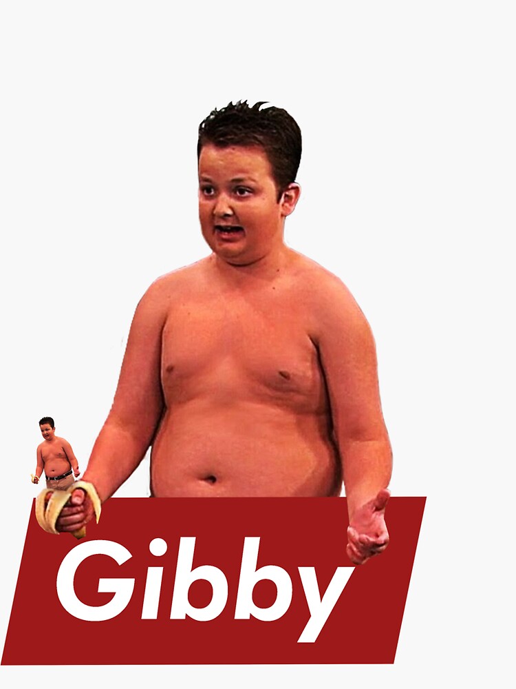 "Gibby icarly T-shirt" Sticker for Sale by mini-n-boop | Redbubble