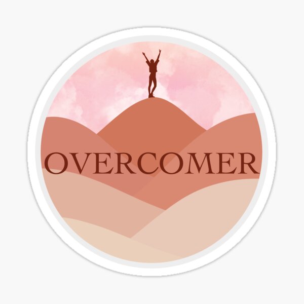 "overcomer" Sticker by kaleycoleman | Redbubble