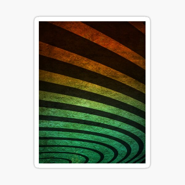 "curved lines " Sticker by FotoMaxine | Redbubble