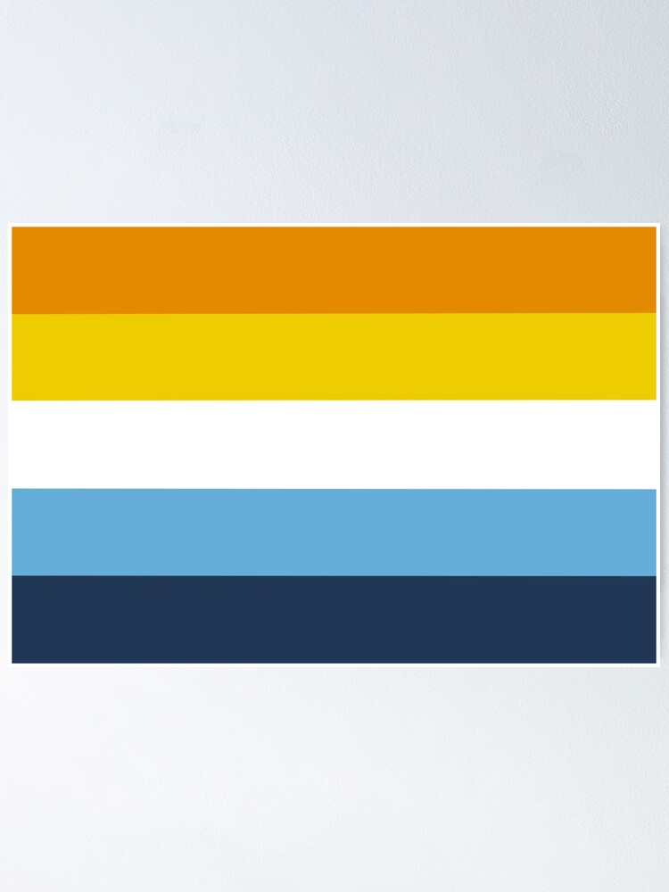"Aroace Pride Flag" Poster for Sale by JustGottaDraw | Redbubble