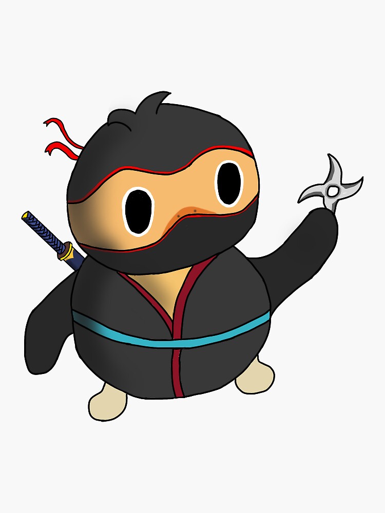 "Ninja duck" Sticker for Sale by DuckHuntDiscord | Redbubble