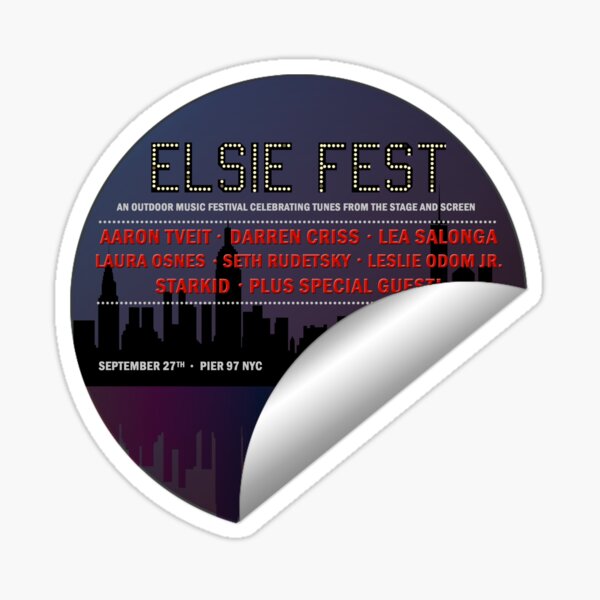 "Elsie Fest3" Sticker by fallenjunkie | Redbubble