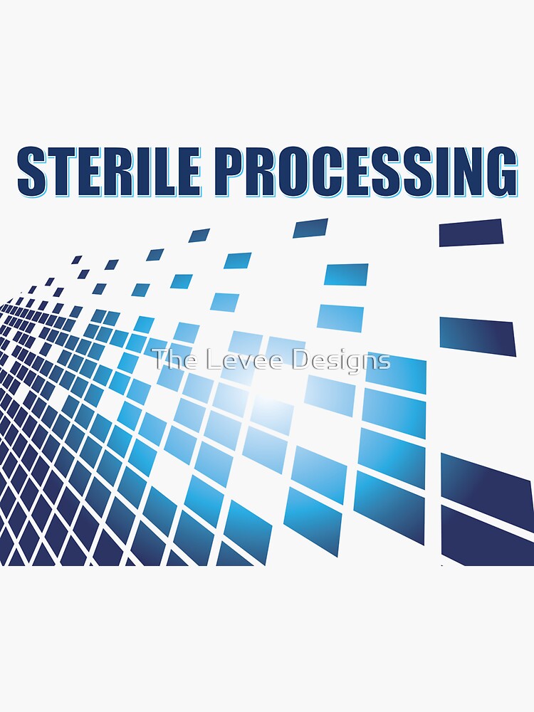 "Sterile Processing Blue Burst" Sticker for Sale by omahacheeks | Redbubble
