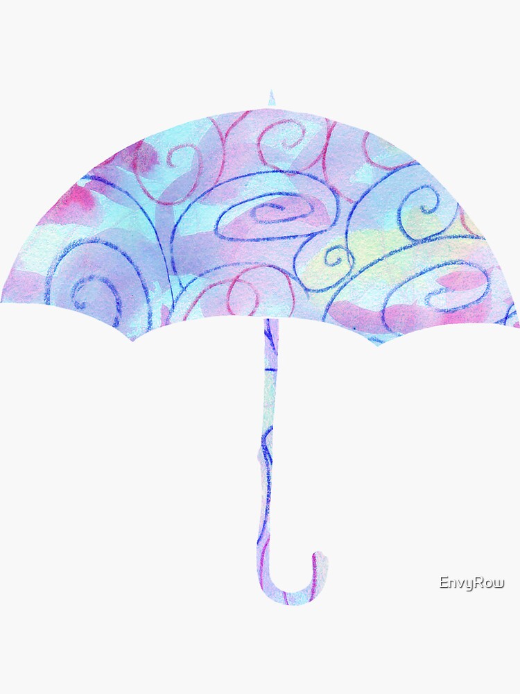 "Umbrella" Sticker for Sale by EnvyRow | Redbubble
