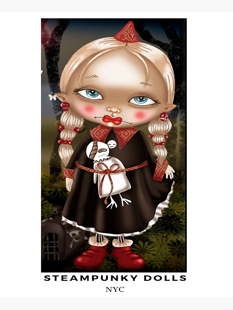 "Friday Goth Fairy" Poster by steampunkydolls | Redbubble