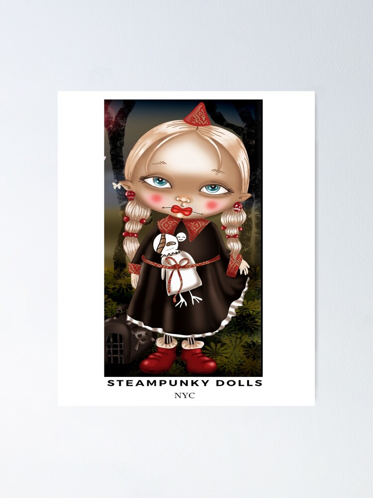 "Friday Goth Fairy" Poster by steampunkydolls | Redbubble